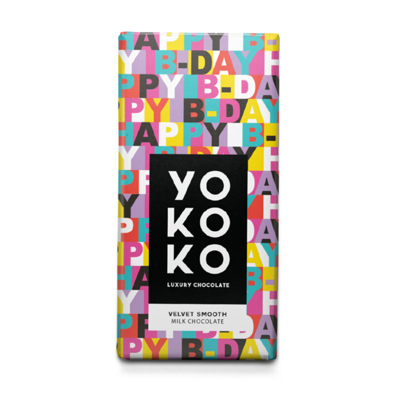 Happy Birthday – Milk Chocolate – YOKOKO Chocolate